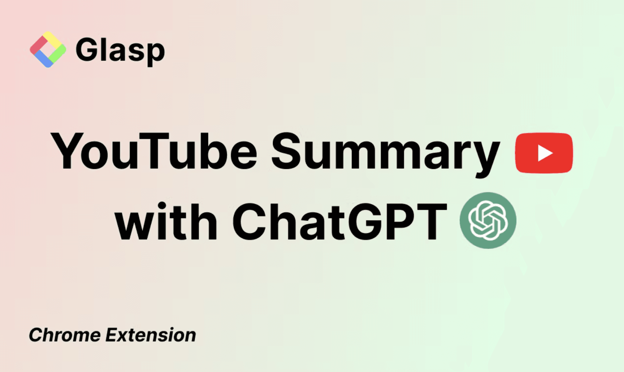 GLASP : Synthèse écrite de vos vidéos Youtube via ChatGPT – Clement MONDARY