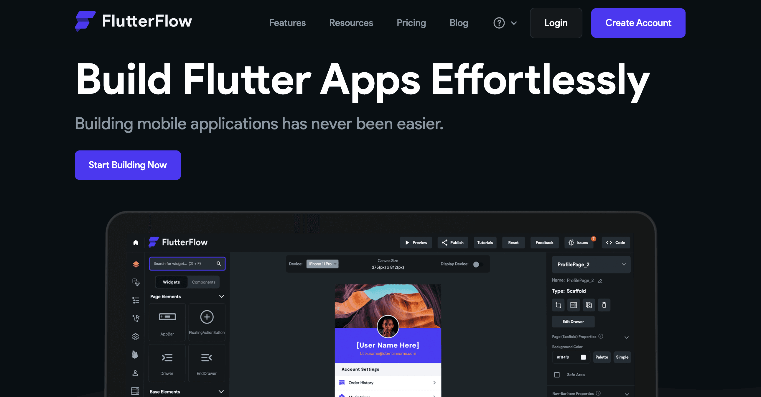 FLUTTER FLOW : Application Flutter avec un éditeur NoCode – Clement MONDARY