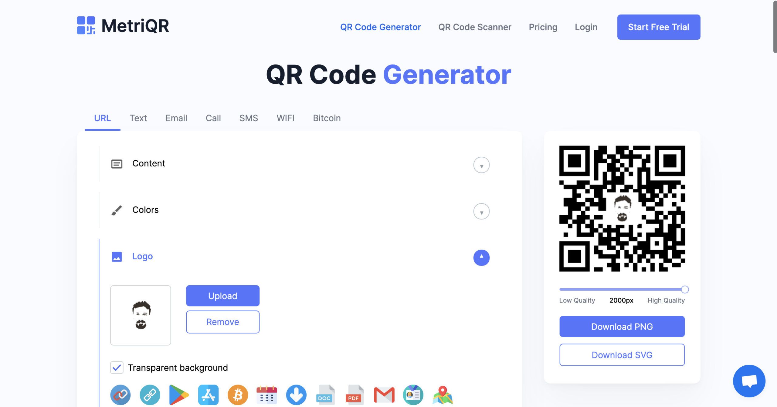 METRIQR- Créer des QR codes gratuitement – Clement MONDARY